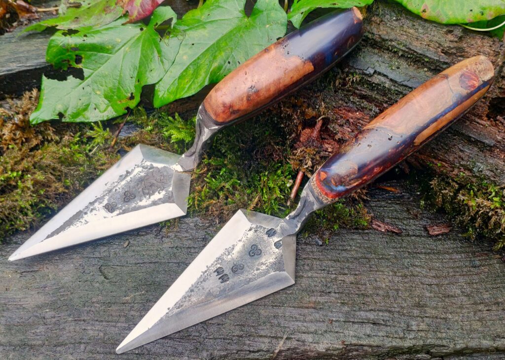 Custom Archaeology Trowel - Hand Forged - Anvil And Yew