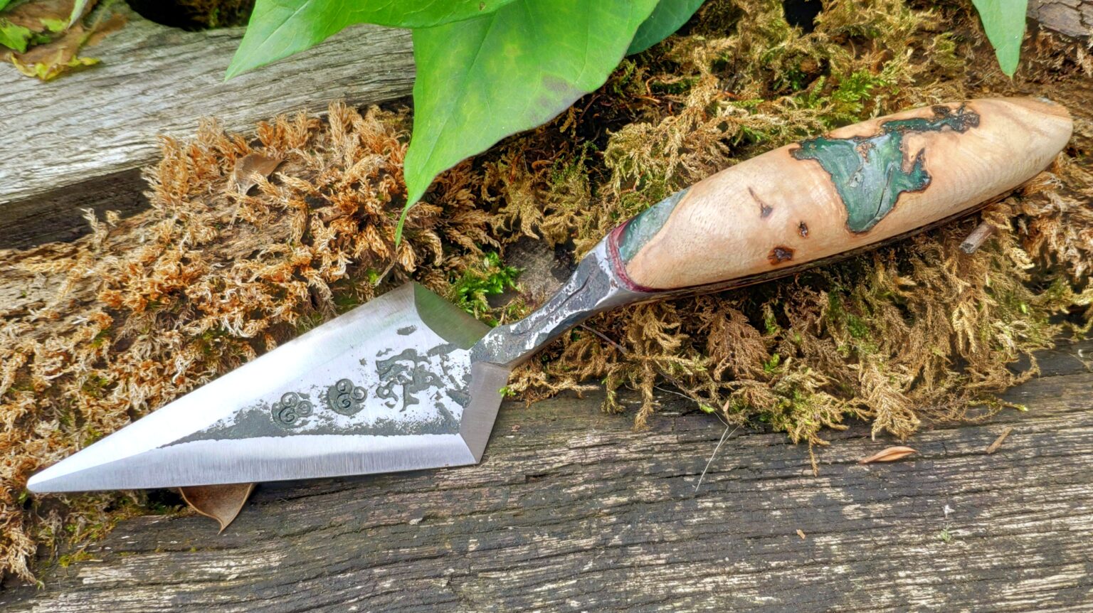 Custom Archaeology Trowel - Hand Forged - Anvil And Yew