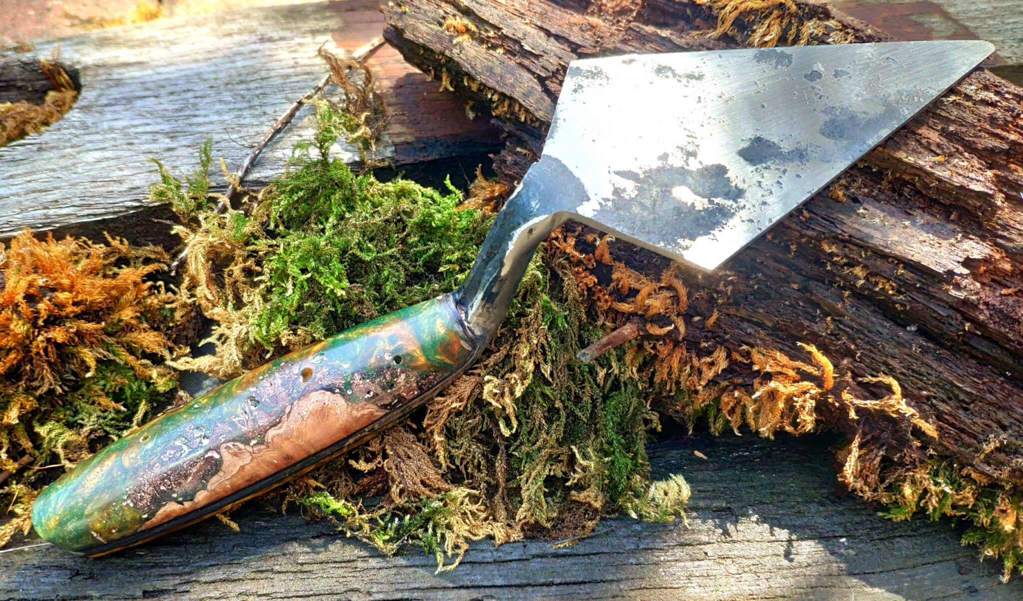 Custom Archaeology Trowel - Hand Forged - Anvil And Yew